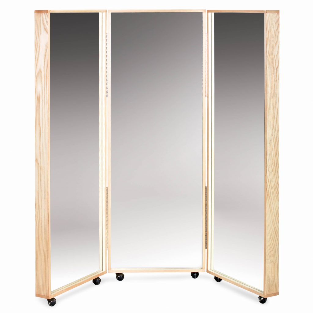 Clinton Mobile Tri-Panel Mirror – Meridian | Medline Capital Quote