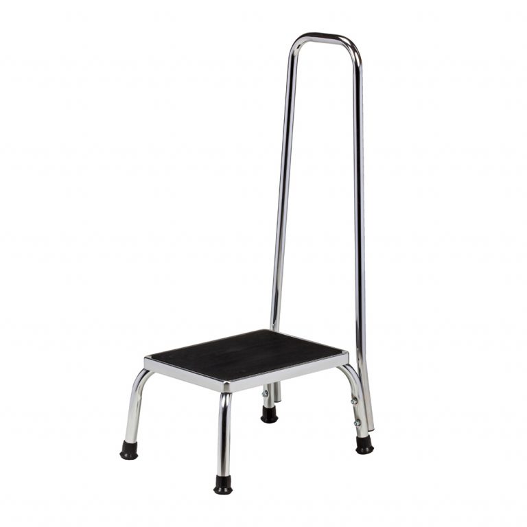 Step Stool with Handrail – Meridian | Medline Capital Quote